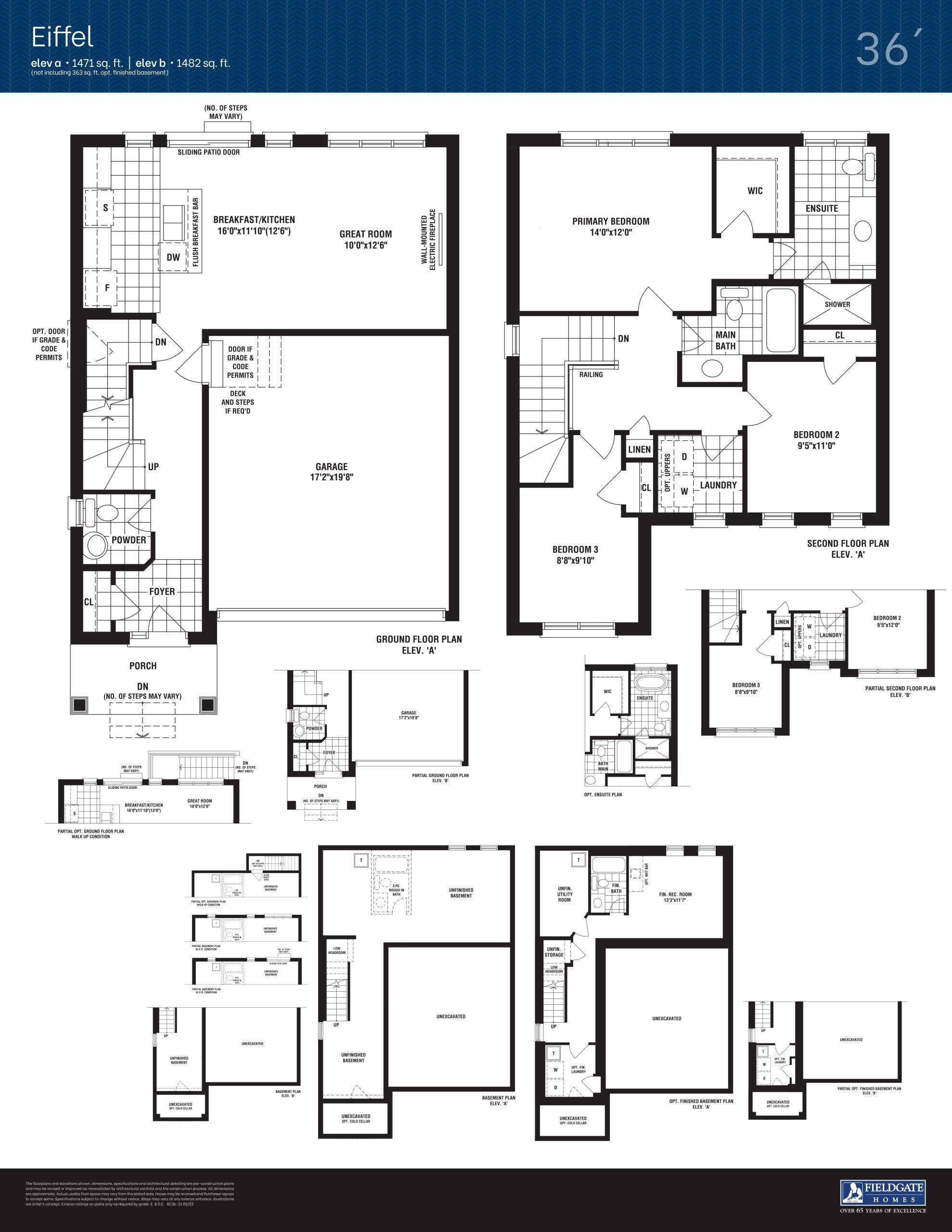 Forest District Towns | The Emerald | 1565 sq.ft. | 3 bedrooms