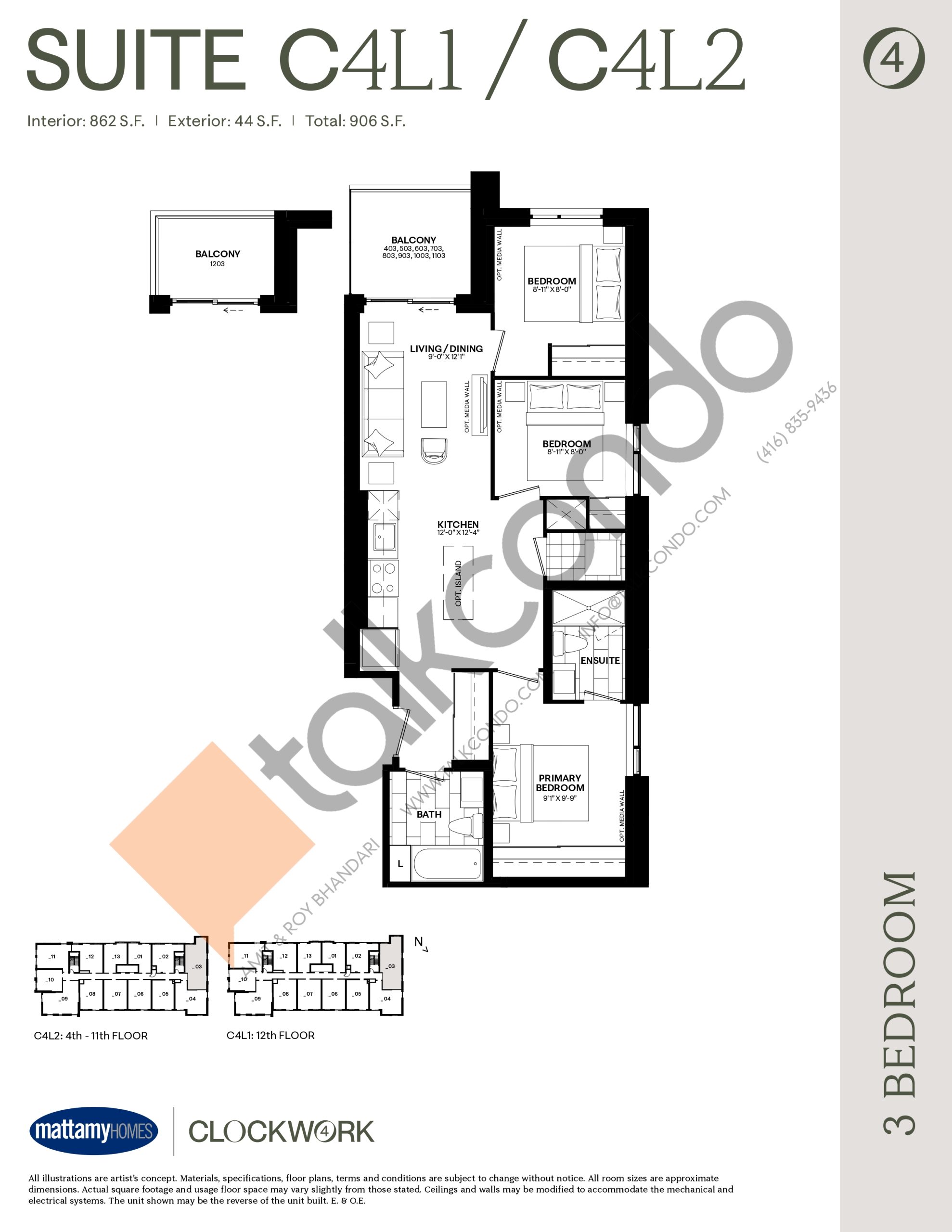 Clockwork Condos Phase 4 | Floor Plans, Prices, Availability - TalkCondo